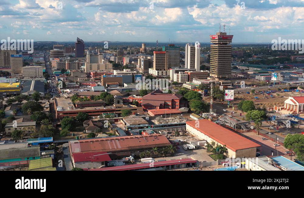 Zambia Capital City City View Of Lusaka In Zambia Xinhua