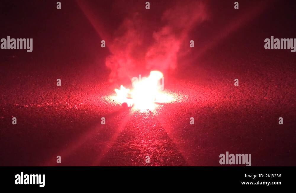 Road flare Stock Videos & Footage - HD and 4K Video Clips - Alamy