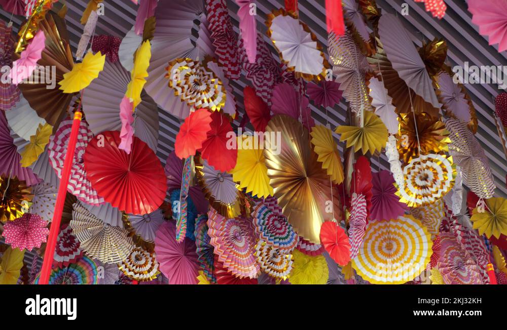 Traditional thai style ceiling decorative Stock Videos & Footage - HD ...