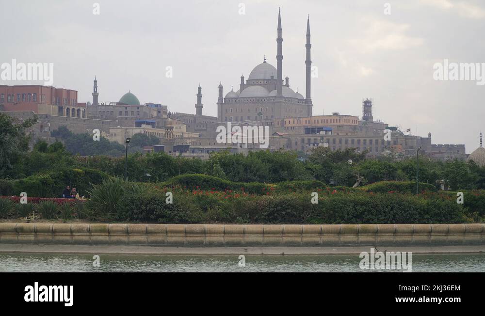 Mosque of muhammad ali of egypt at citadel cairo Stock Videos & Footage ...
