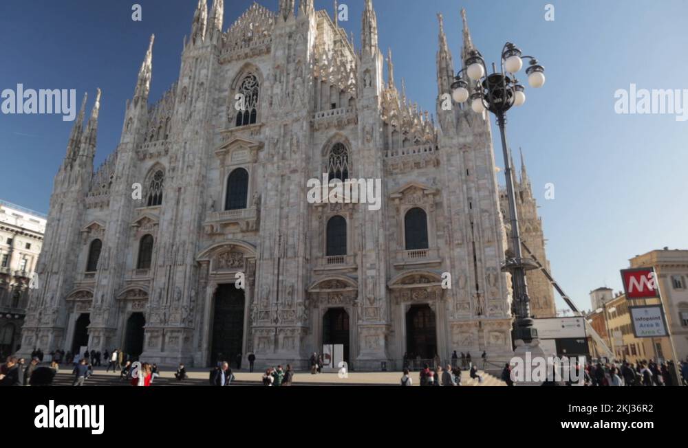 Front duomo milano milan cathedral Stock Videos & Footage - HD and 4K ...
