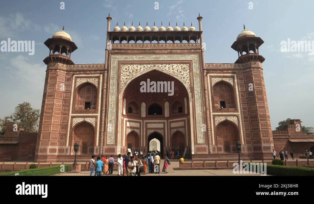 Entrance gate of taj mahal Stock Videos & Footage - HD and 4K Video ...
