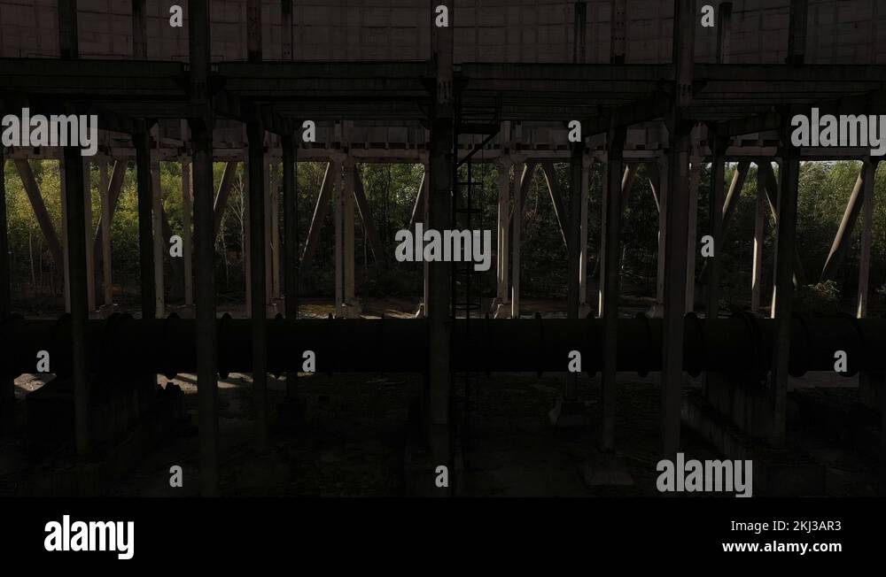 Cooling towers for cooling units 5 and 6 of the Chernobyl nuclear power ...