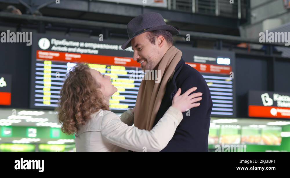 People hugging airport reunion Stock Videos & Footage - HD and 4K Video ...