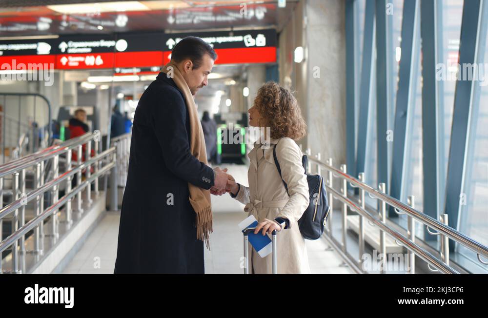 Man saying goodbye at airport Stock Videos & Footage - HD and 4K Video ...