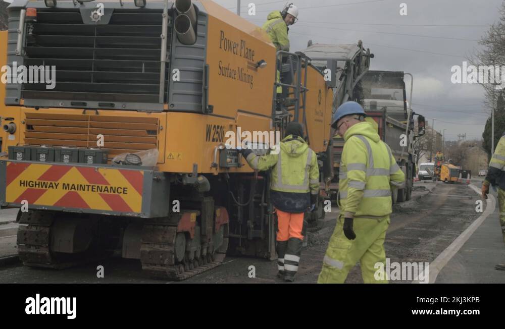 Road resurfacing works Stock Videos & Footage - HD and 4K Video Clips ...