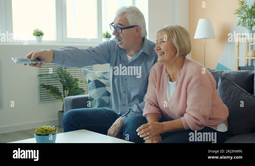 Old lady watching tv Stock Videos & Footage - HD and 4K Video Clips - Alamy