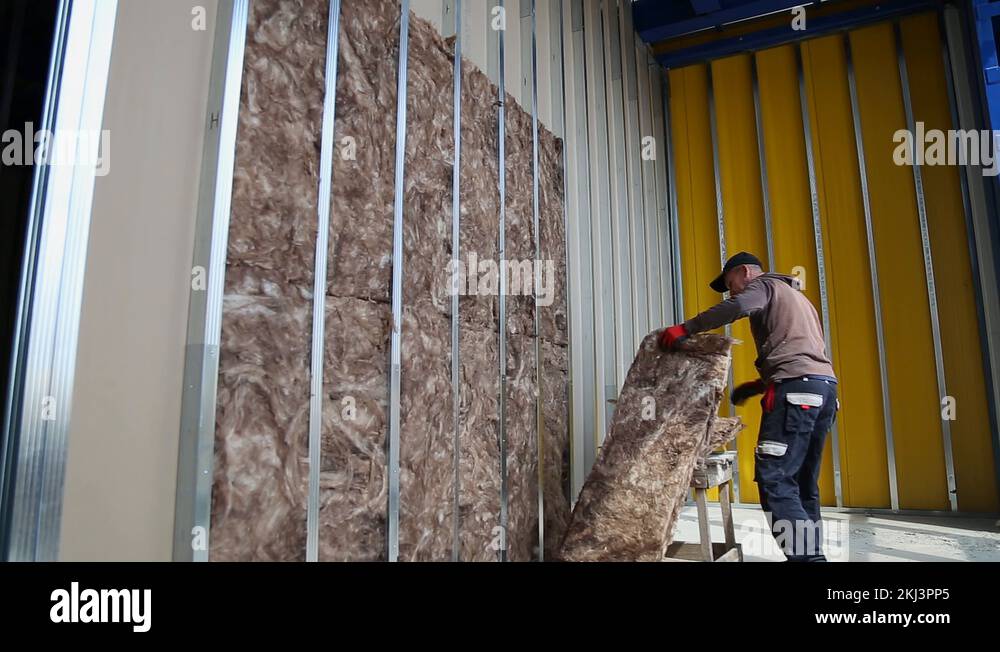 Installing fiberglass insulation Stock Videos & Footage - HD and 4K ...