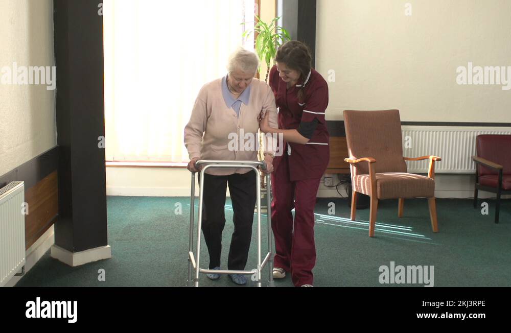 Walking with zimmer frame Stock Videos & Footage - HD and 4K Video ...