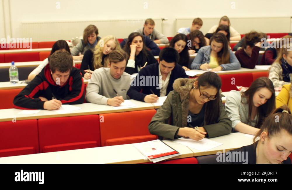 College students exam hall Stock Videos & Footage - HD and 4K Video ...
