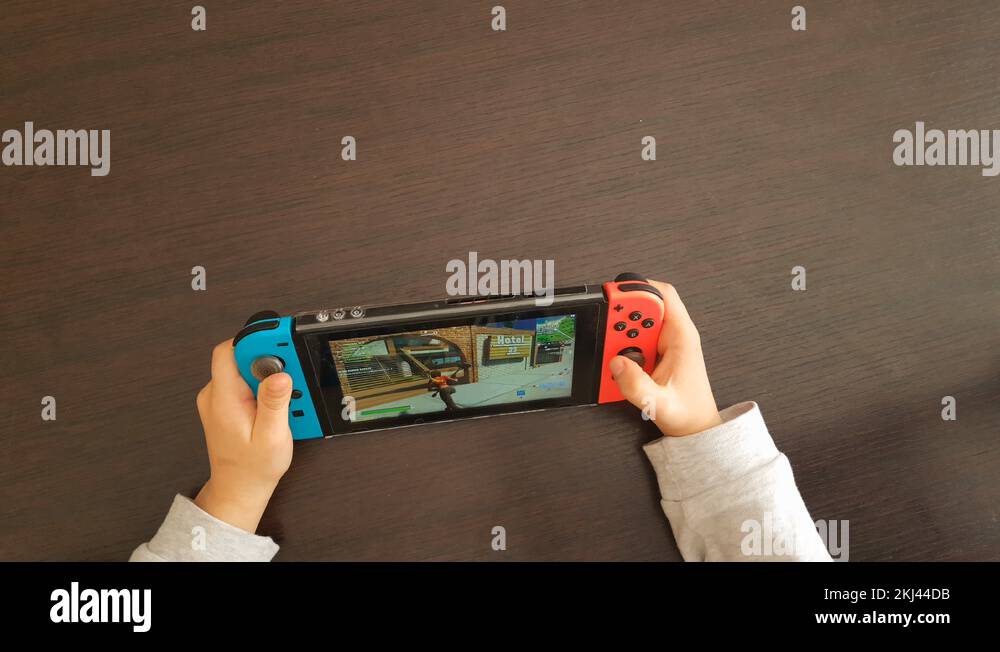 Children Playing Game On Nintendo Switch Stock Video Footage - Alamy
