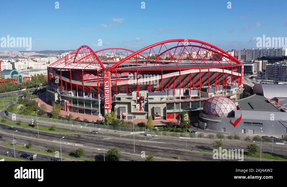 Amazing architecture of Benfica Lisbon soccer stadium Estadio da Luz ...