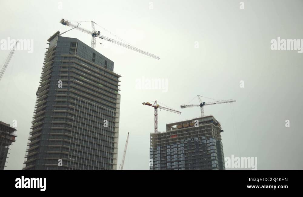 Construction high rise buildings Stock Videos & Footage - HD and 4K ...