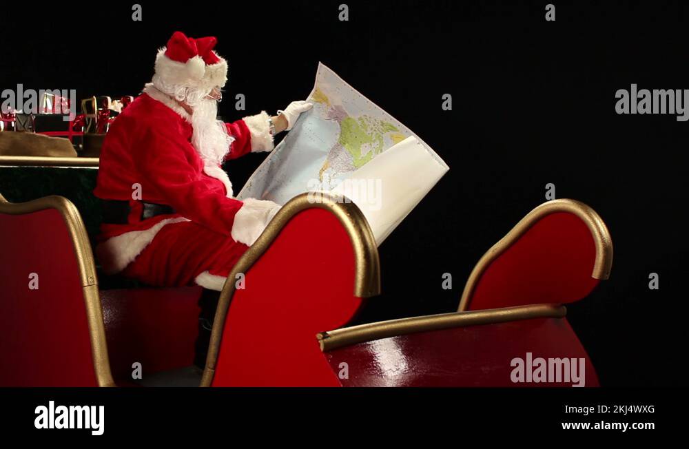 Map of santa Stock Videos & Footage - HD and 4K Video Clips - Alamy
