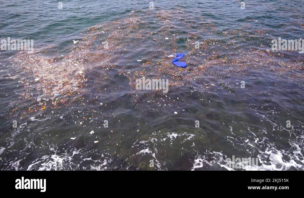 Plastic Pollution In The Worlds Oceans A Large Amount Of Debris