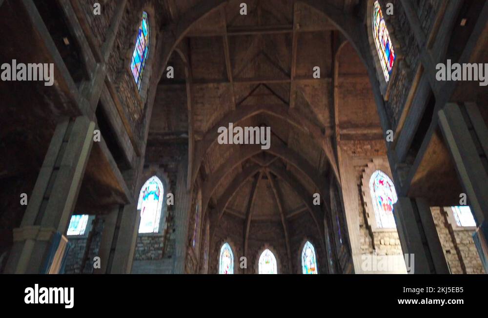 Inside the interior with ceiling and glass Stock Videos & Footage - HD ...