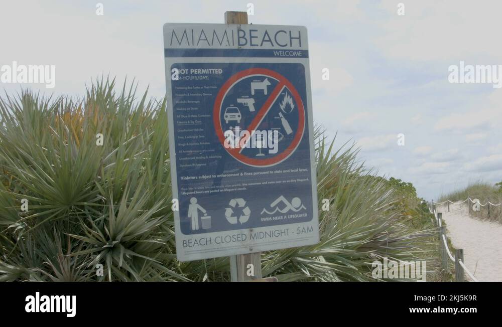 Beach miami sign Stock Videos & Footage - HD and 4K Video Clips - Alamy
