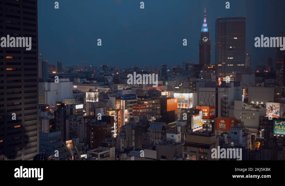 Tokyo skyline night panorama Stock Videos & Footage - HD and 4K Video ...