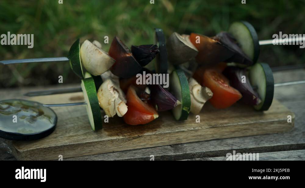Vegetable barbecue not meat not fish Stock Videos & Footage - HD and 4K ...