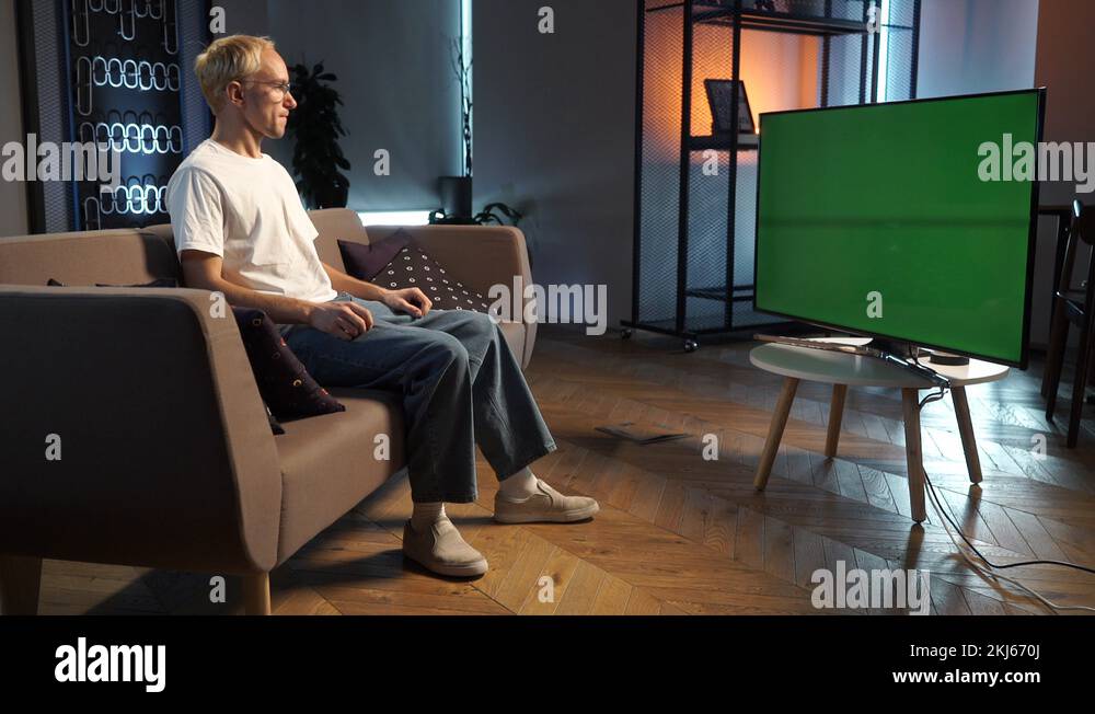 Man looking screen tv Stock Videos & Footage - HD and 4K Video Clips ...