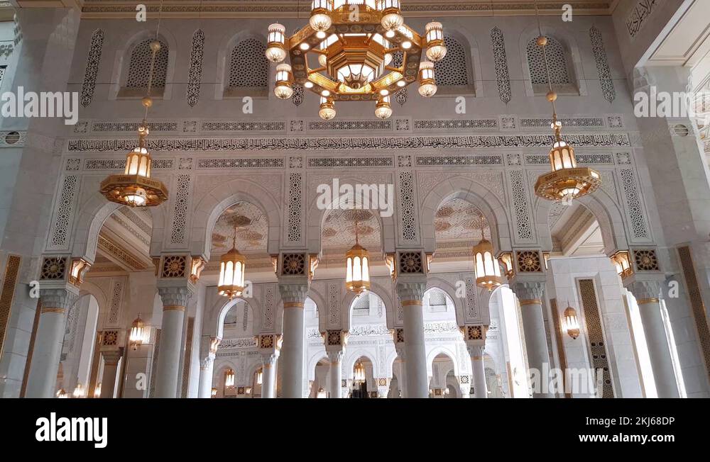 Mecca, Makkah, Saudi Arabia- Holy Haram intdoor details Stock Video ...