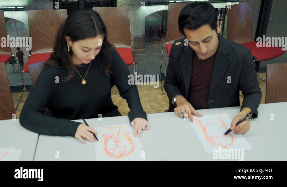 Students drawing Stock Videos & Footage - HD and 4K Video Clips - Alamy