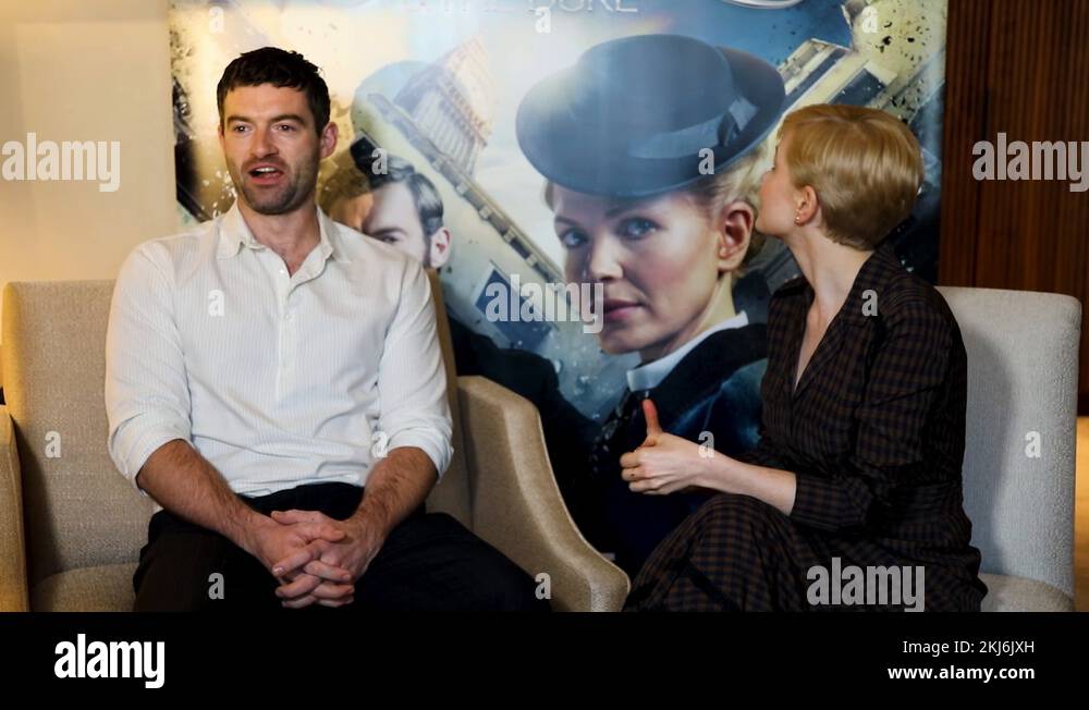 Kate Phillips and Stuart Martin talking about 'Miss Scarlet & The Duke ...