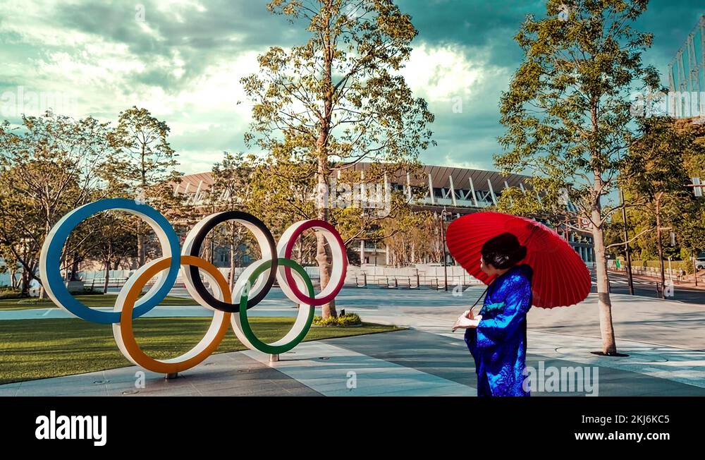 Olympic stadium tokyo flags Stock Videos & Footage - HD and 4K Video ...