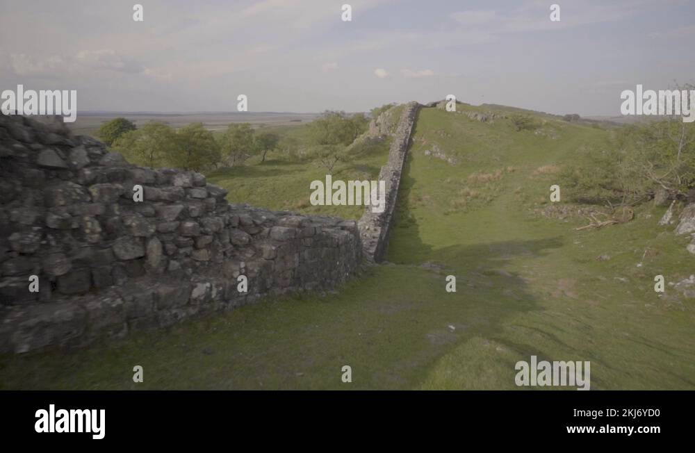 Hadrian's wall roman ruins Stock Videos & Footage - HD and 4K Video ...