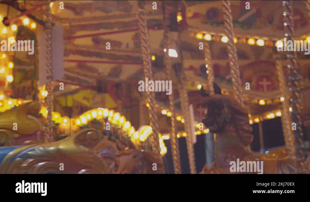 Empty fairground carousel horse Stock Videos & Footage - HD and 4K ...