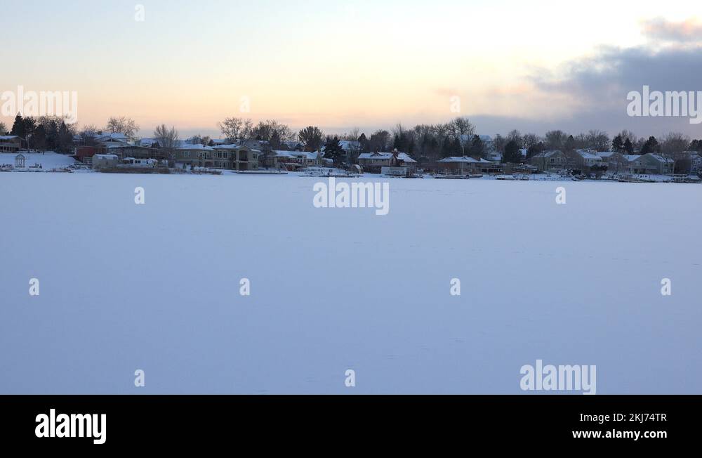 HIDDEN LAKE COLORADO-2014: Spanning View Of A Sunset Lit Peaceful ...