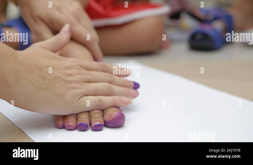 Kids footprint Stock Videos & Footage - HD and 4K Video Clips - Alamy