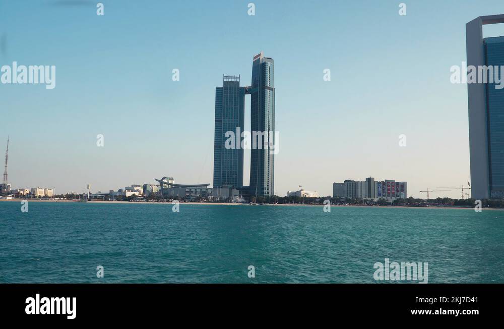 ABU DHABI, UNITED ARAB EMIRATES (UAE) - circa January, 2020: View of ...