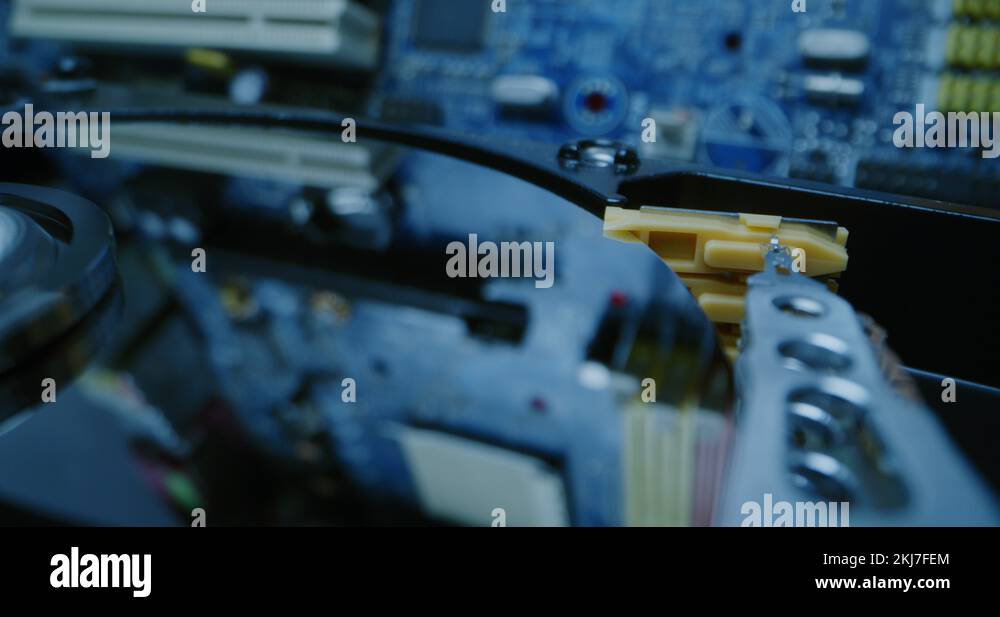 Actuator arm of a HDD in operation Stock Video Footage - Alamy