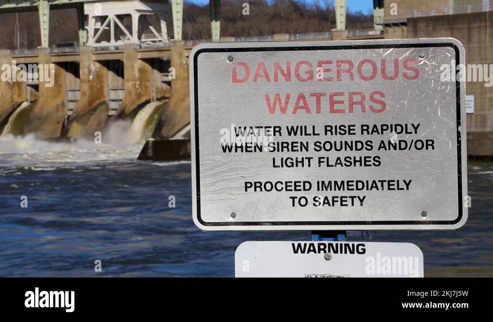 Warning dangerous waters sign Stock Videos & Footage - HD and 4K Video ...
