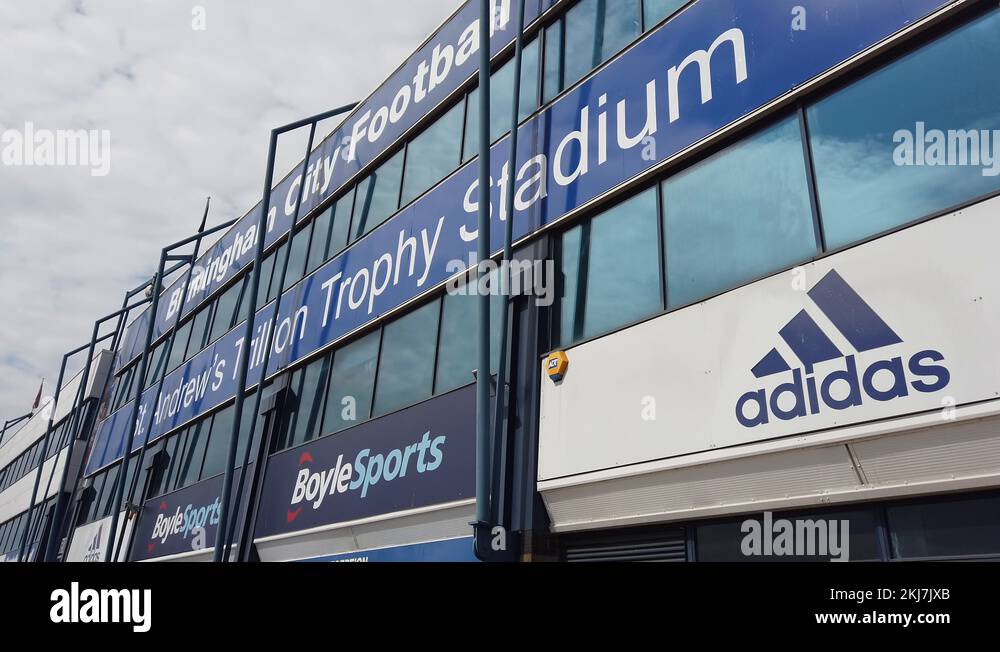 Birmingham city football club, St Andrew's Stadium Trillion Trophy ...