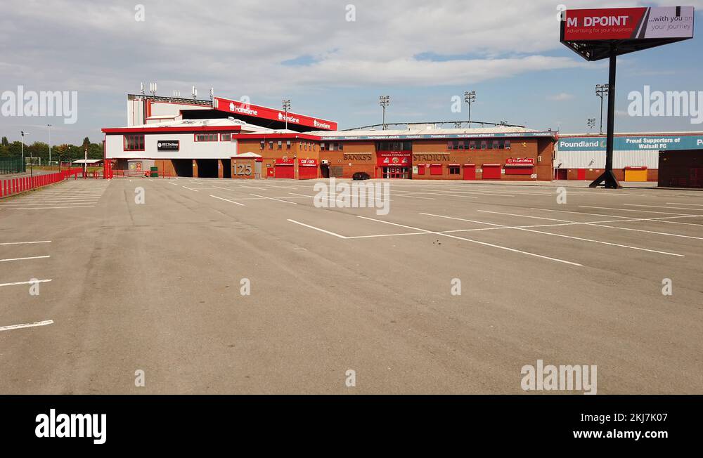 Bescot Stadium, the home of Walsall Football Club Stock Video Footage ...