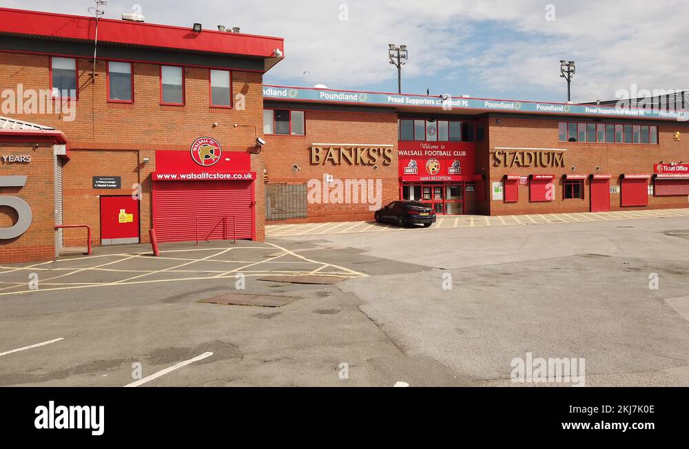 Bescot Stadium, the home of Walsall Football Club. The Banks's Stadium ...