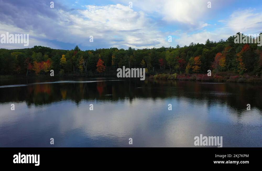 Autumn trees reflecting lake Stock Videos & Footage - HD and 4K Video ...