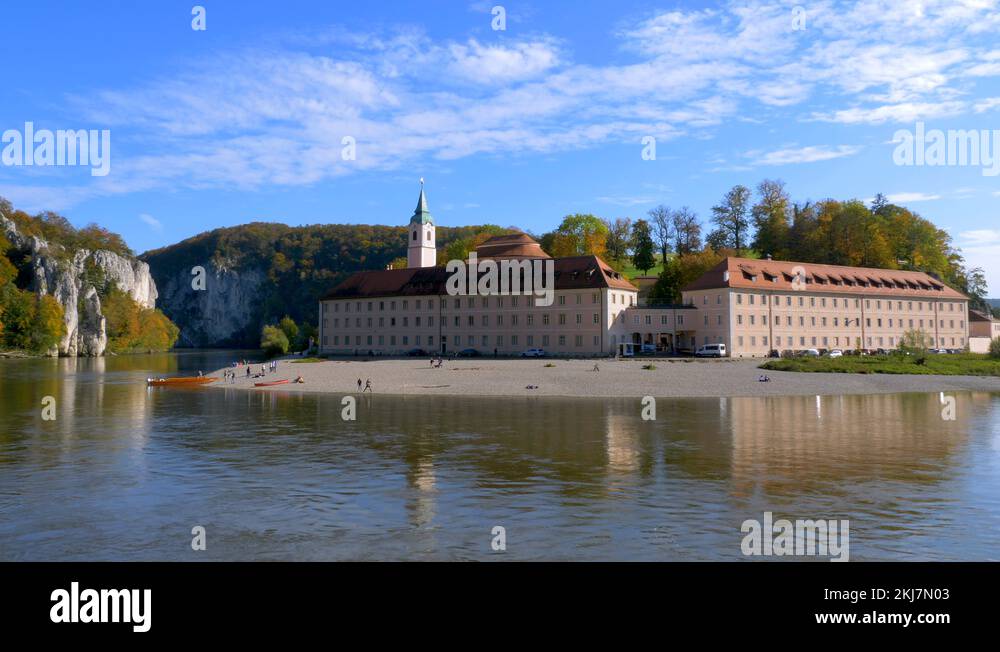 Weltenburg Monastery on the Danube Gorge Nature Reserve, Lower Bavaria ...
