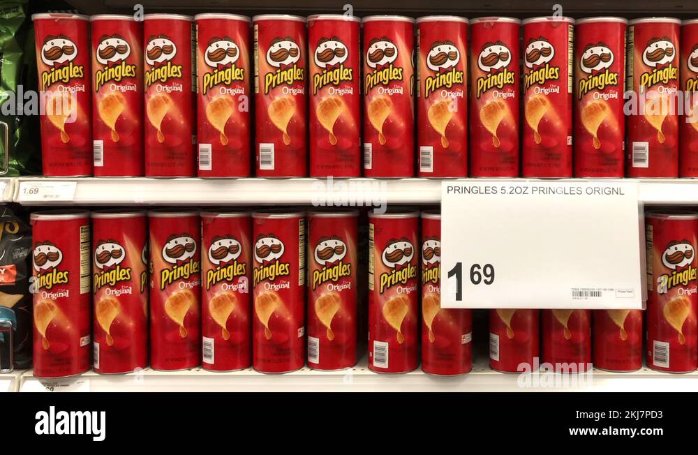 Pringles red tubes Stock Videos & Footage - HD and 4K Video Clips - Alamy