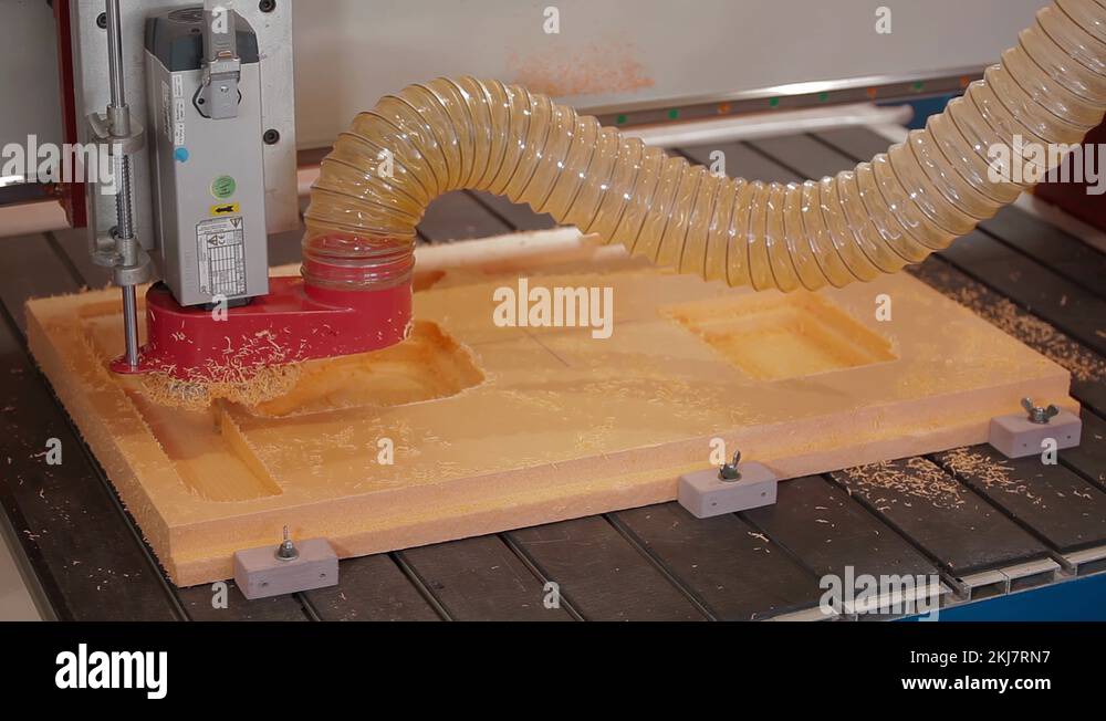 Cutting styrofoam modern processing technology. Milling is process of ...