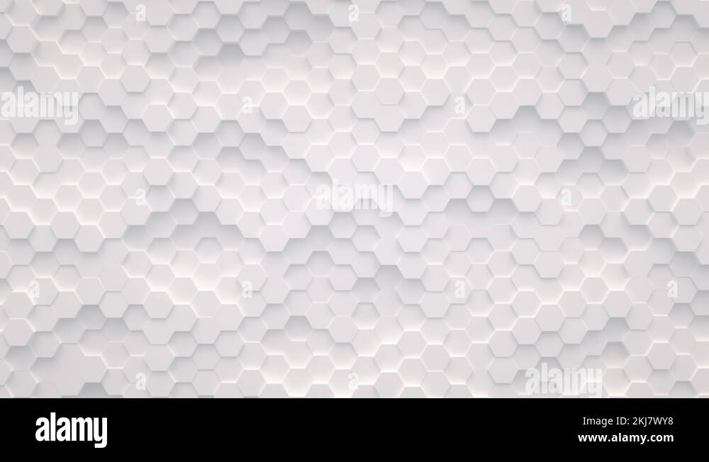 Abstract Motion Background From Random Moving Hexagons Seamless Loop