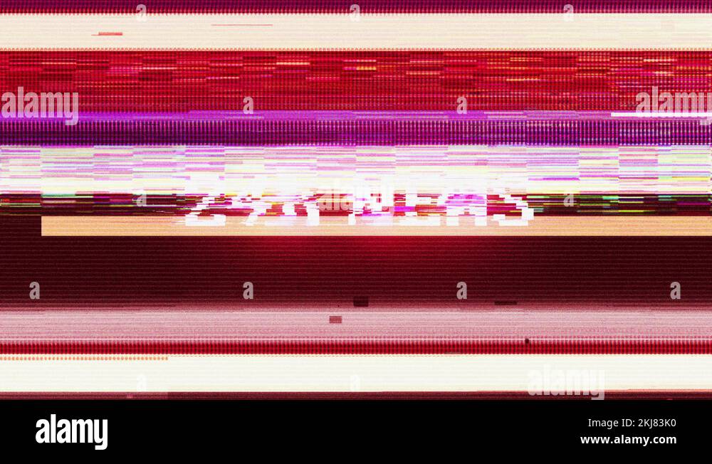 24H NEWS Glitch Text Animation, Rendering, Background, with Alpha Channel, Loop Stock Video ...