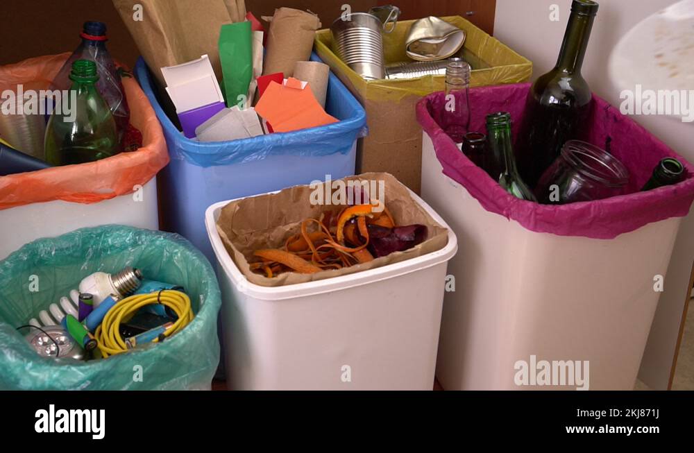 Sorting trash cans Stock Videos & Footage - HD and 4K Video Clips - Alamy