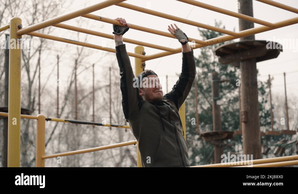 Man monkey bars Stock Videos & Footage - HD and 4K Video Clips - Alamy