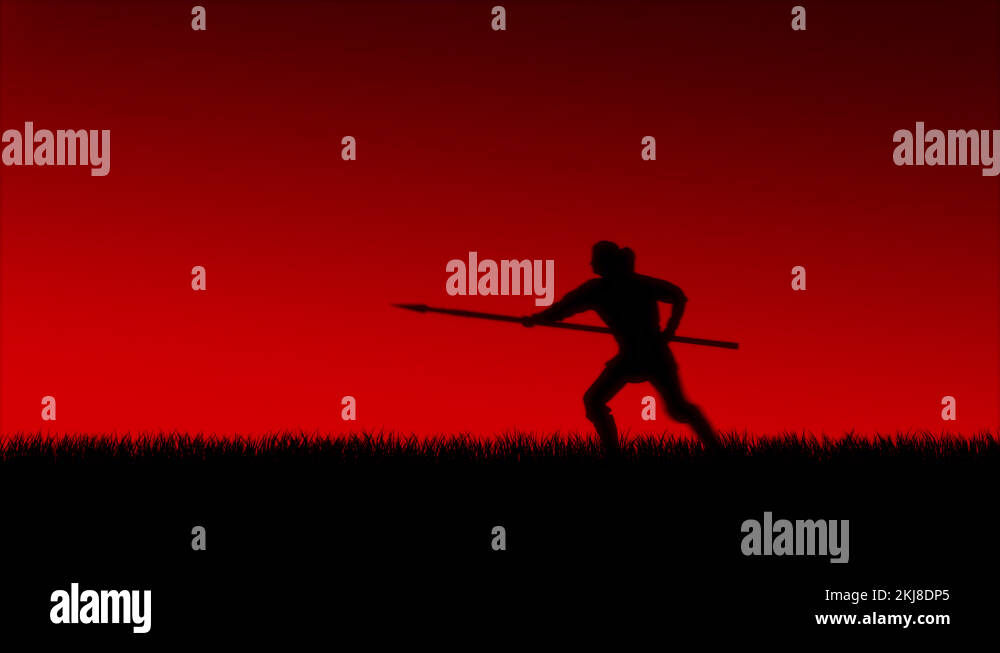 Asian warrior training at sunset Stock Video Footage - Alamy