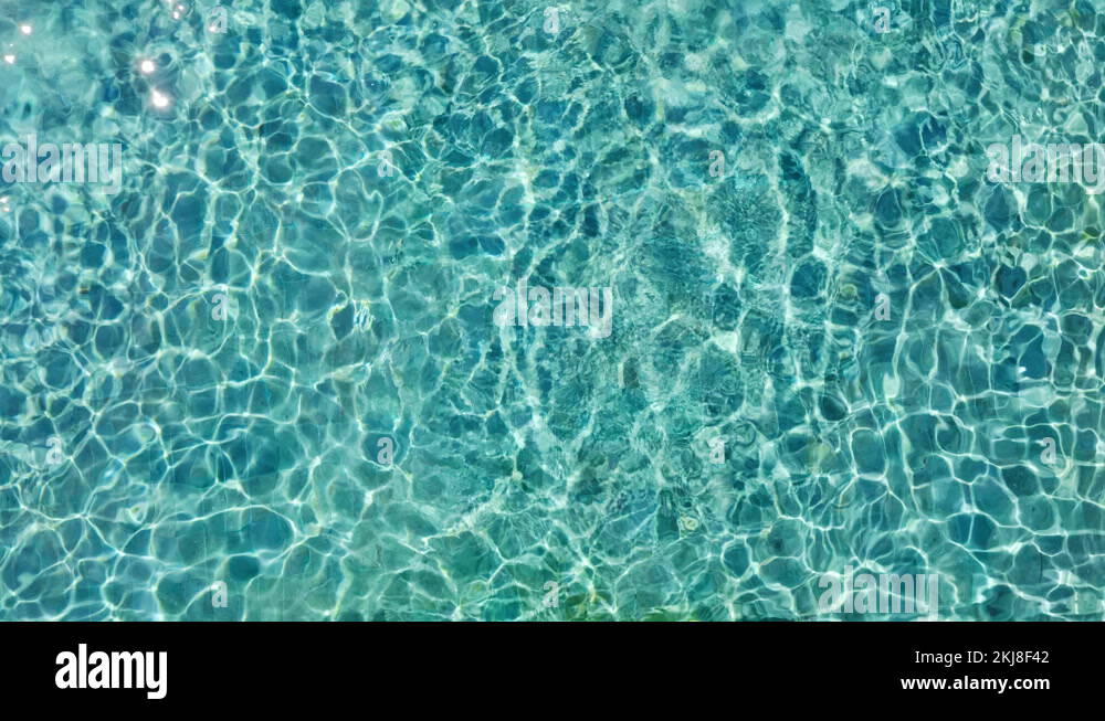 Water Surface Texture, Looping Clean Swimming Pool Ripples And Wave ...