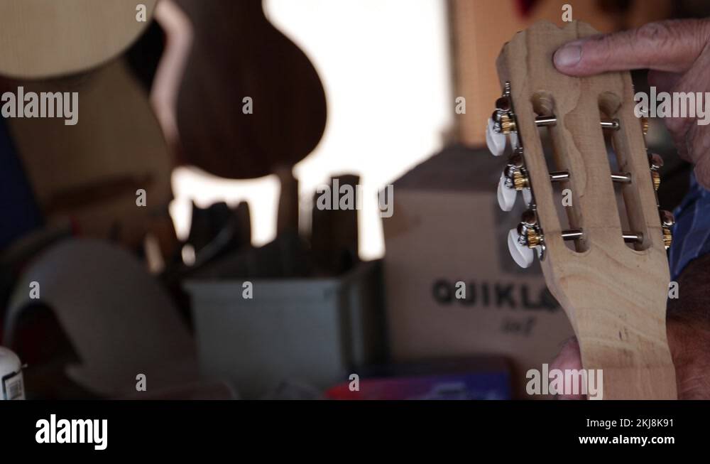 Musical instrument headstock peghead Stock Videos & Footage - HD and 4K ...