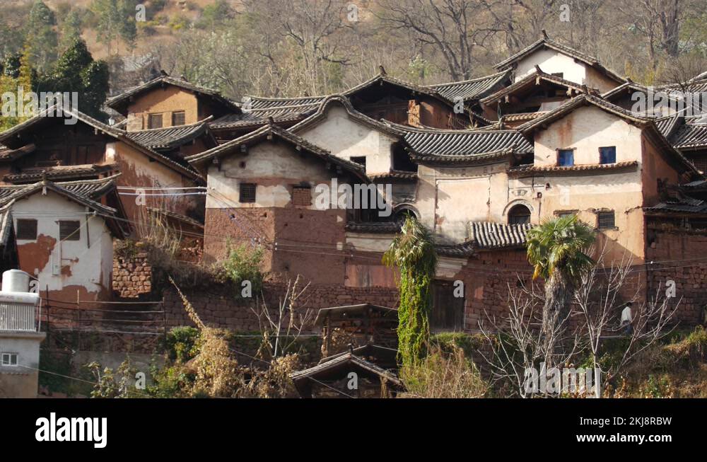 China rural landscape village Stock Videos & Footage - HD and 4K Video ...